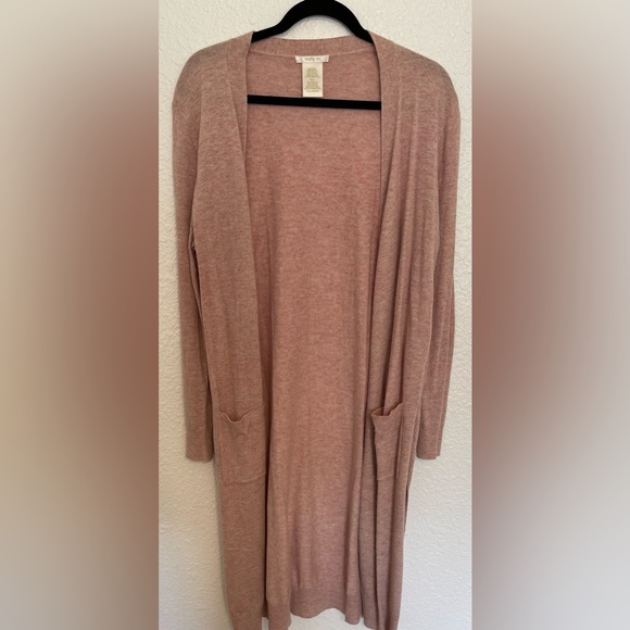 Matty M | Sweaters | Like New Dusty Pink Duster Cardigan | Poshmark